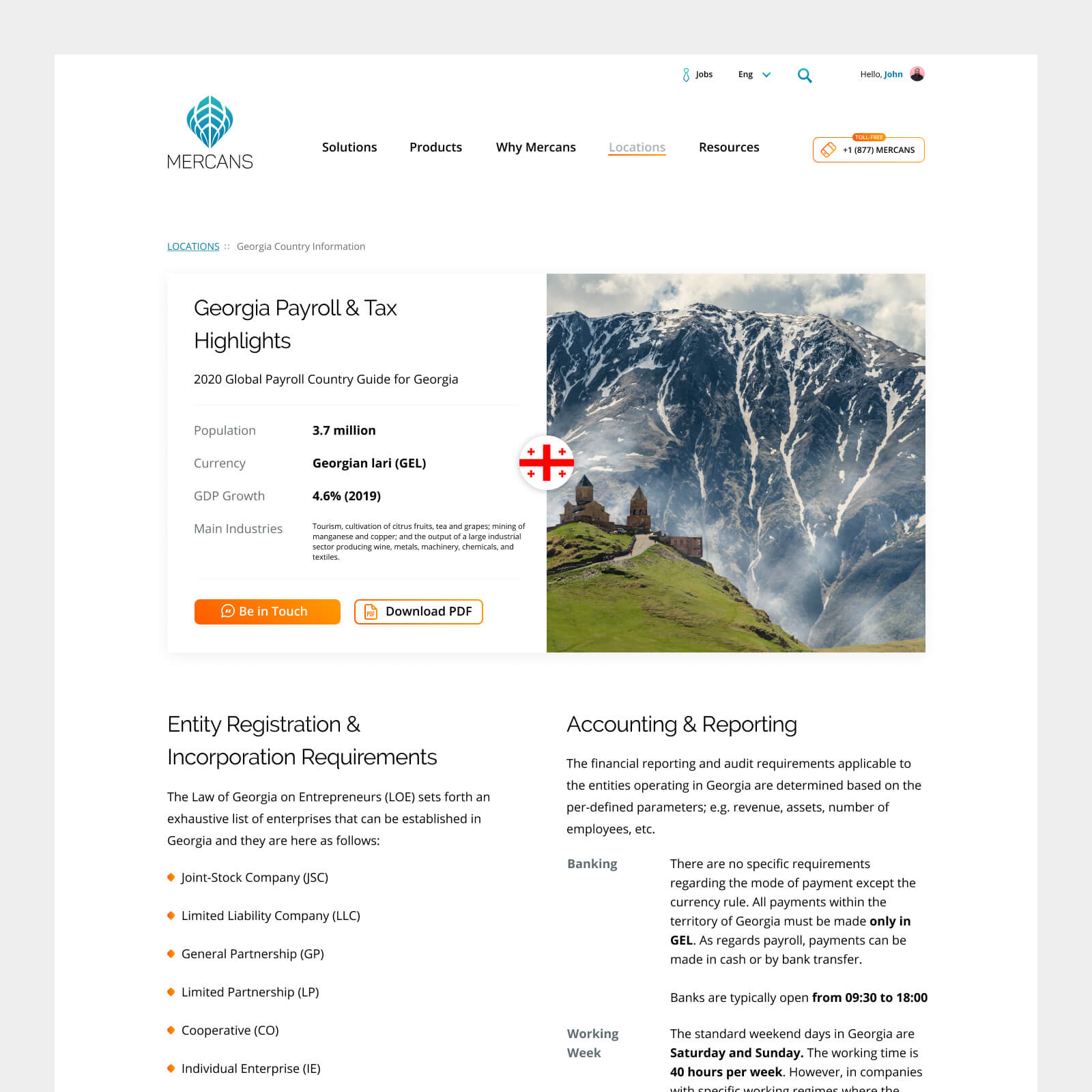 Corporate Website Design and Development for Mercans [Case Study ...