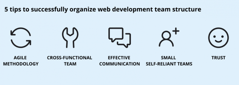 5 Tips to Organize Web Development Team Structure | Digiteum