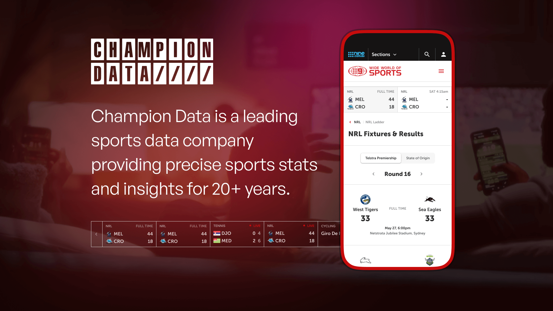 Sports Data Platform for Champion Data [Case Study] | Digiteum